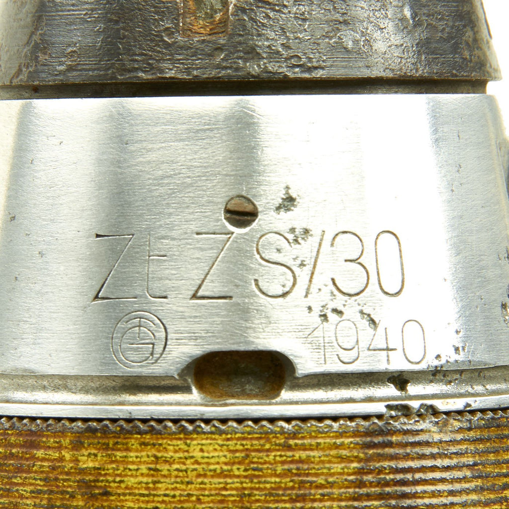 Original German WWII FlaK 88 High Explosive Inert Shell with Steel Cas ...