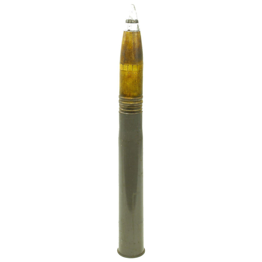 Original German WWII FlaK 88 High Explosive Inert Shell with Steel Cas ...