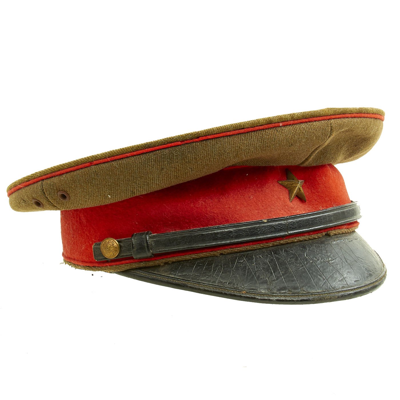 Original WWII Imperial Japanese Army Type 45 Officer Visor Cap ...