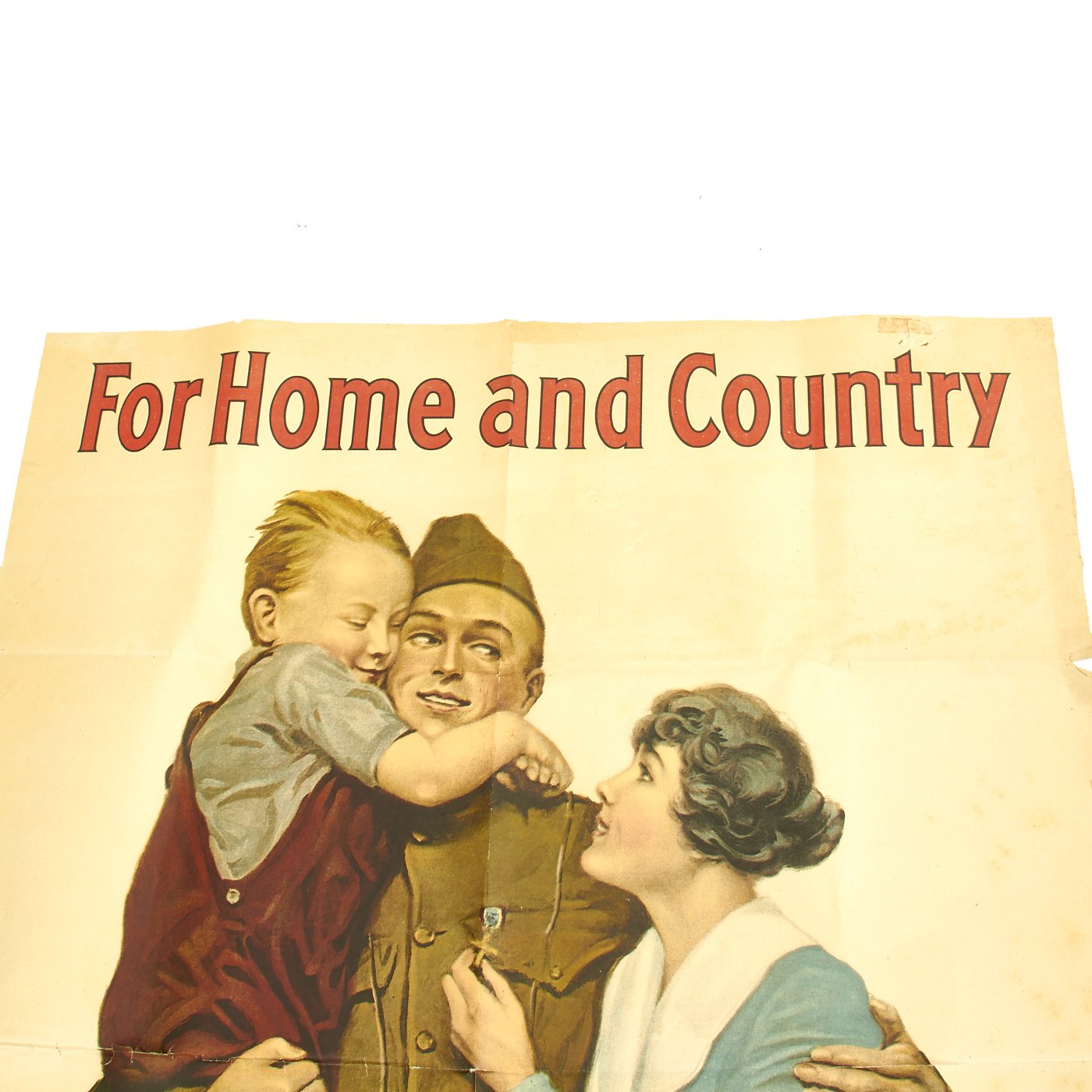 Original U.S. WWI Propaganda Poster For Home and Country - Victory Lib ...
