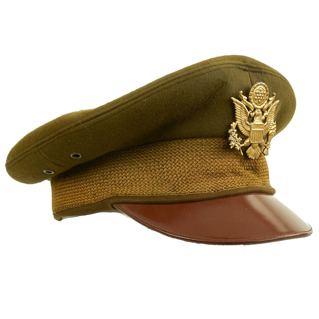 Original U.S. WWII USAAF Officer Visor Service Crush Cap ...