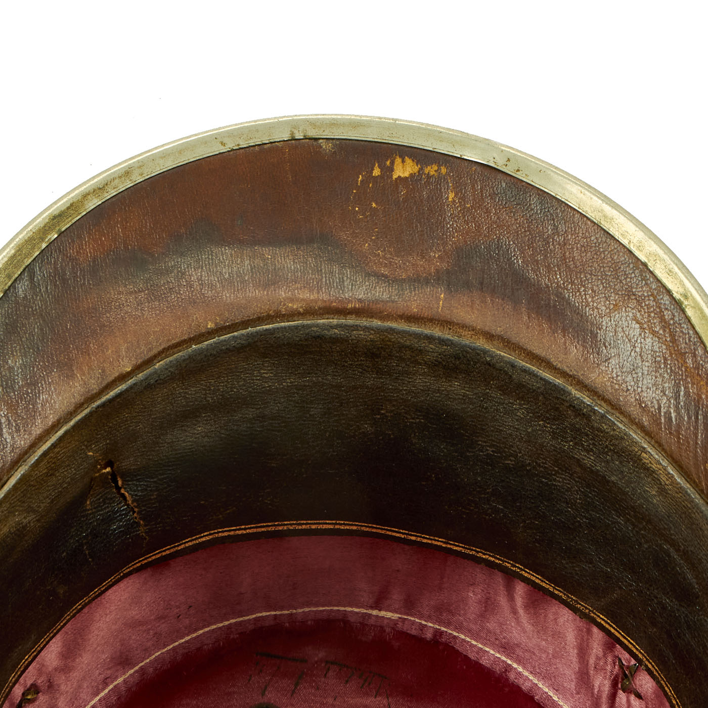 Original Swiss WWI Cavalry Officer Shako Helmet Marked to the 10th Cav ...