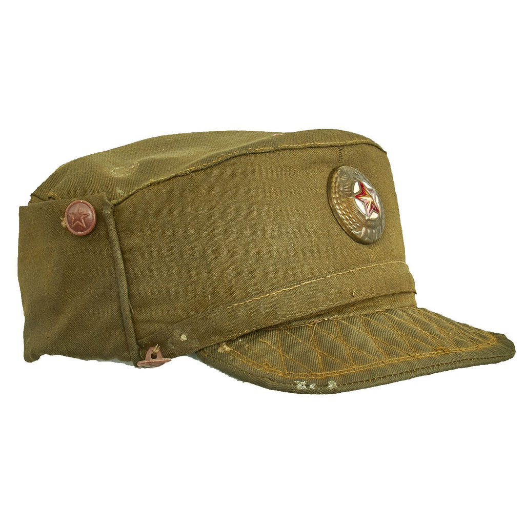 Original Korean War Era North Korean People’s Army Enlisted Field Cap ...