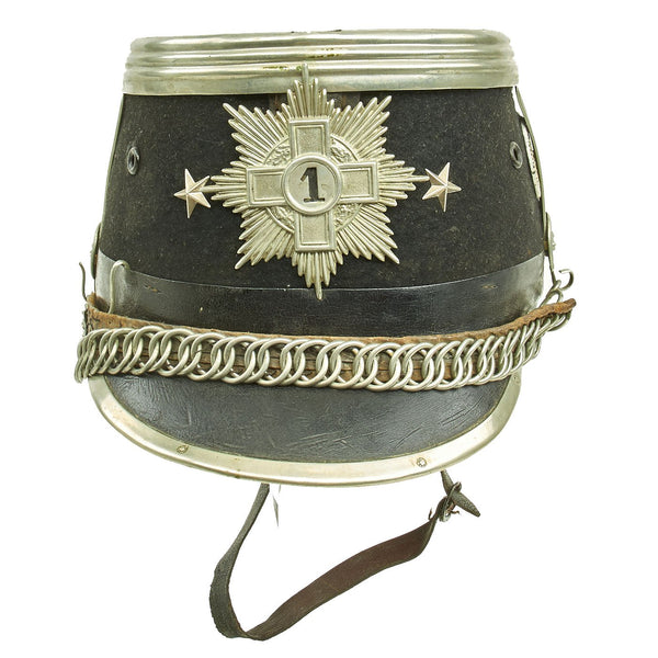 Original Swiss WWI Cavalry Officer Shako Helmet Marked to the 1st Cava ...