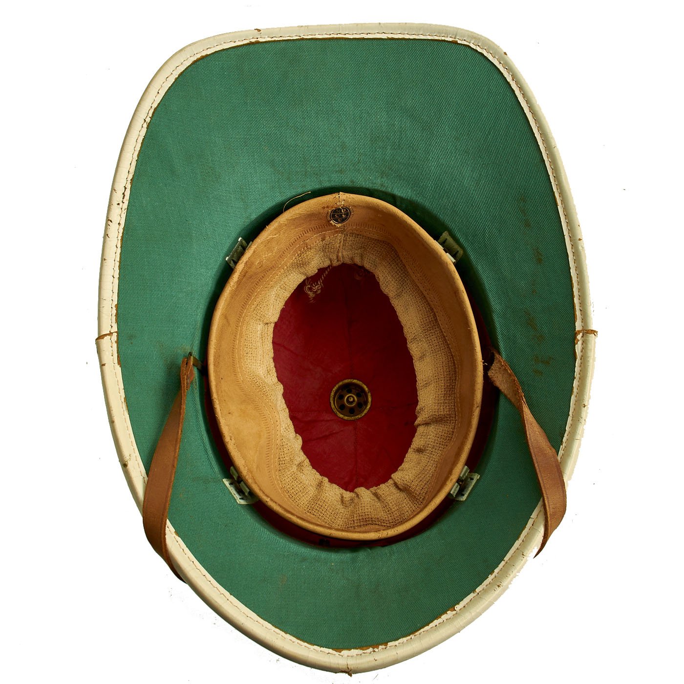 Original Belgian M1950 Colonial Service Pith Sun Helmet with Puggaree ...