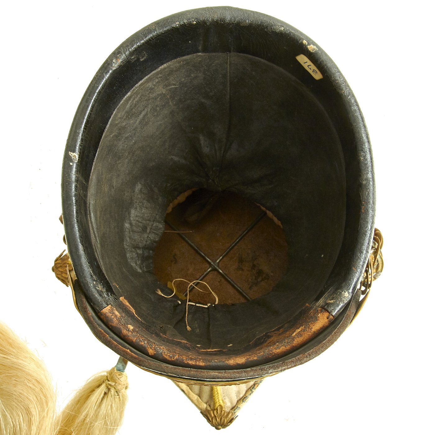 Original British Victorian Era 17th Lancers Other Ranks Chapka Helmet ...