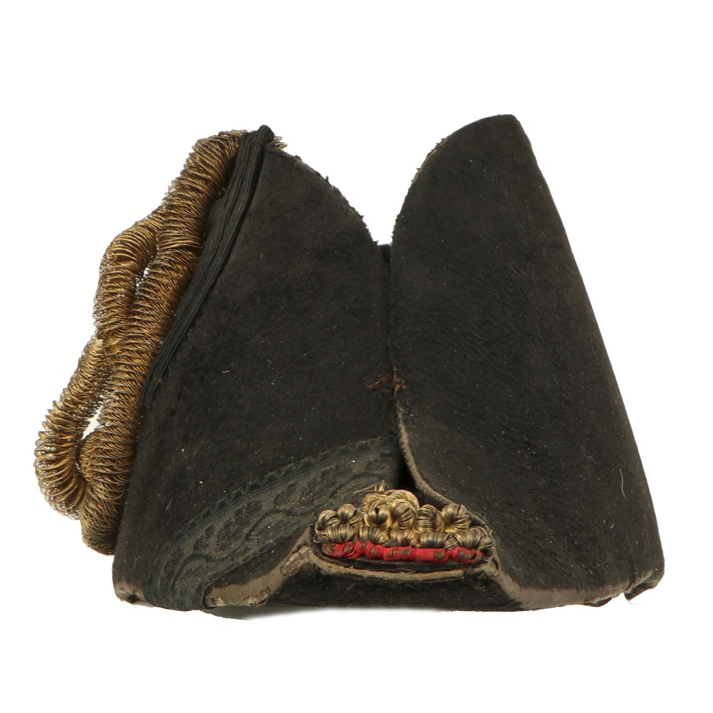 Original British Victorian Era Boer War Officer Chapeau bras Fore-and ...