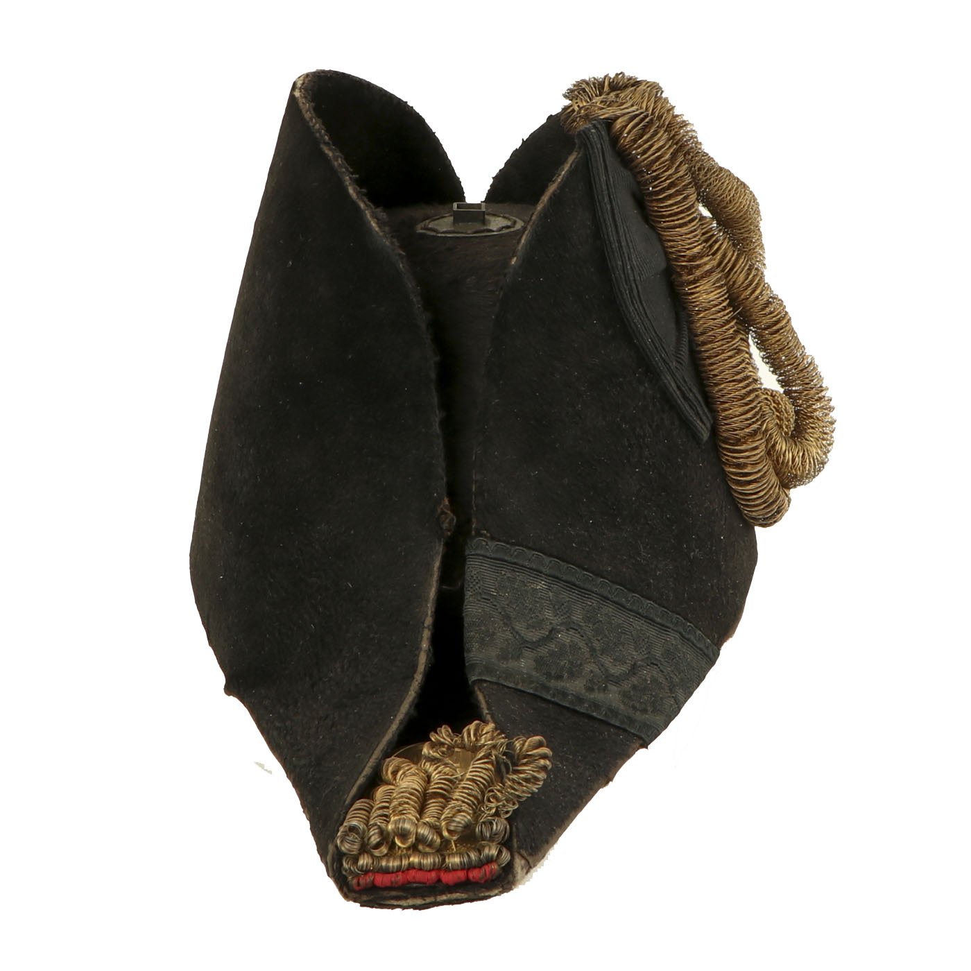 Original British Victorian Era Boer War Officer Chapeau bras Fore-and ...