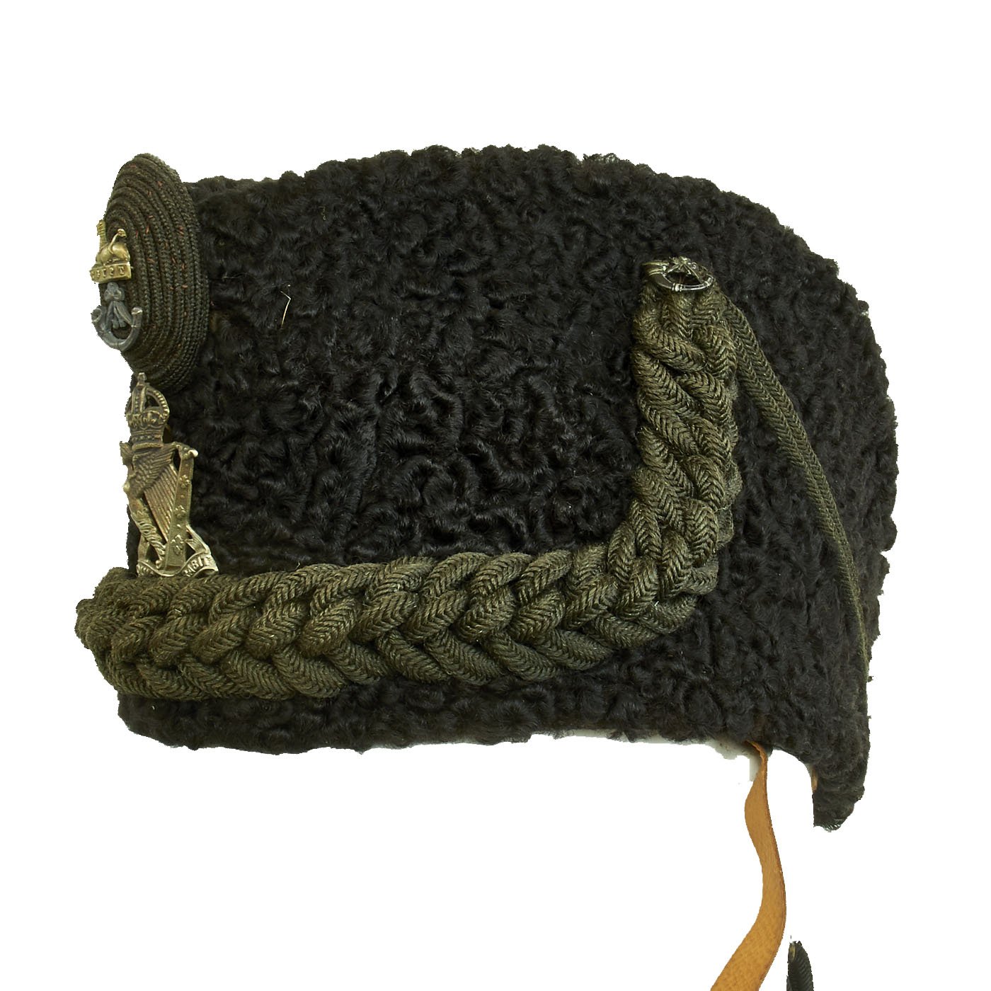 Original British Royal Irish Rifles Victorian Era Officer Dress Astrak ...