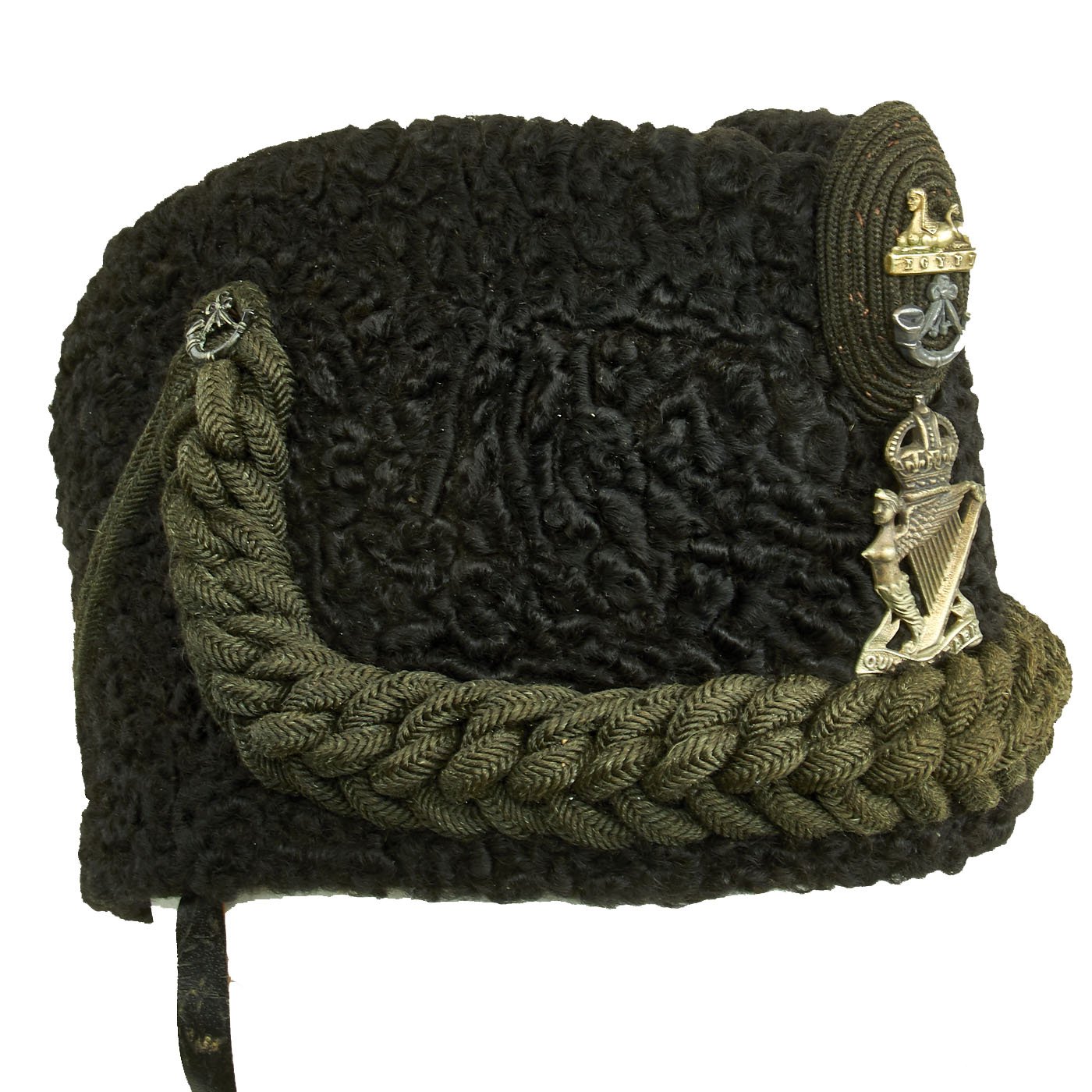 Original British Royal Irish Rifles Victorian Era Officer Dress Astrak ...