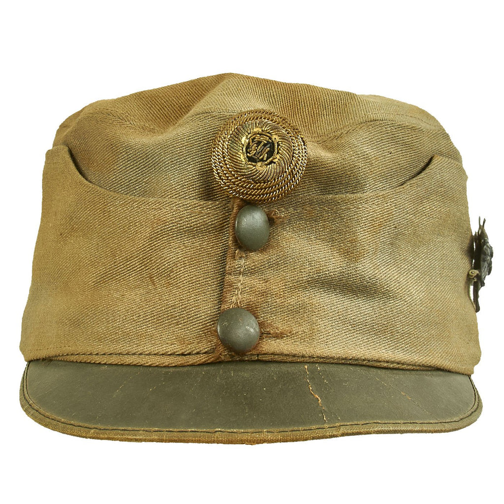 Original Austrian WWI Mountain Infantry Officer M1915 Field Cap with E ...
