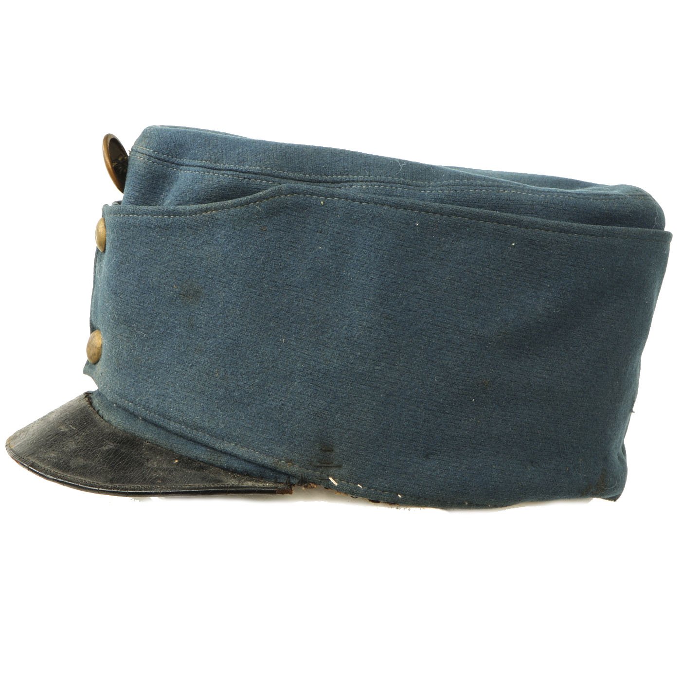 Original Austro-Huntarian WWI Blue Enlisted Service Visor Cap by Morit ...