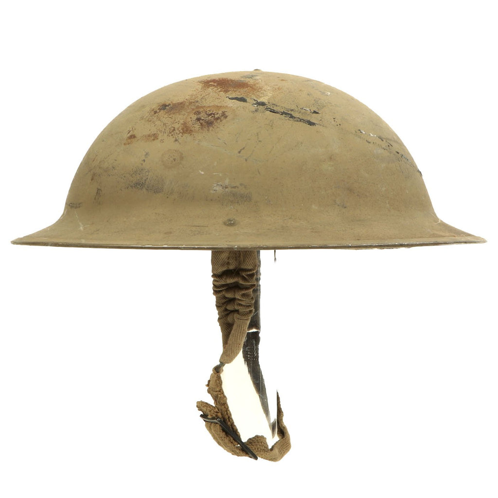 Original British WWII Desert Tan Brodie MkII Steel Helmet by Rubery Ow ...