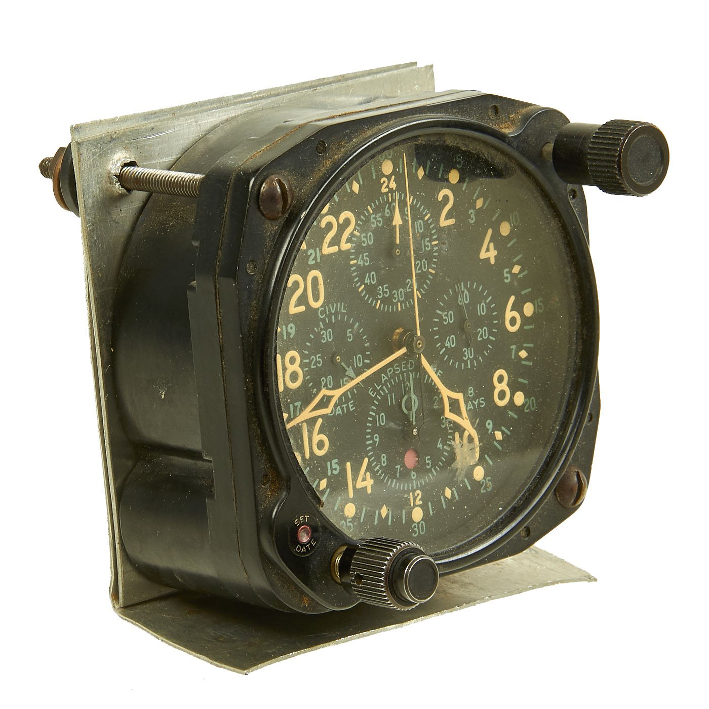 Original U.S. WWII Army Air Forces AN 5741-1 8 Day Five Dial Airship C ...