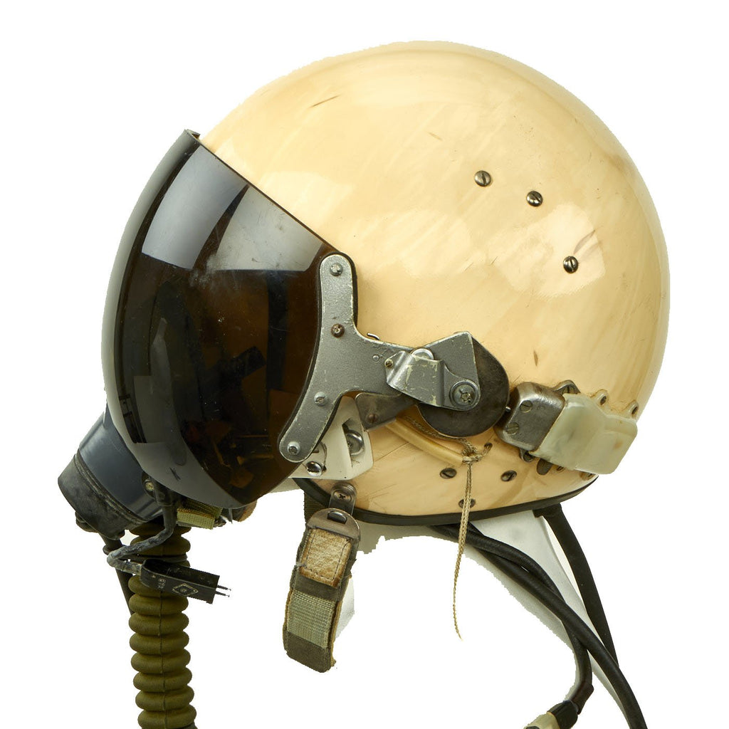Original Cold War 1970s Soviet Air Forces MiG-23 Jet Pilot ZSh-5A Helm ...
