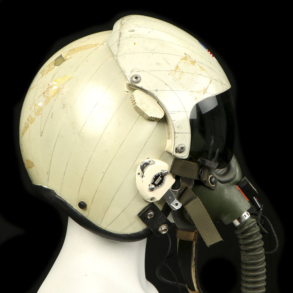 Original U.S. Vietnam War Era HGU-26/P Flight Helmet with Dual Visor a ...
