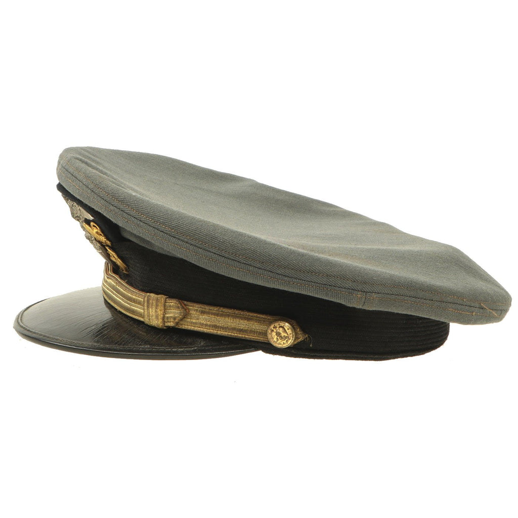 Original U.S. WWII Naval Officer Gray "The Commodore" Combination Viso ...