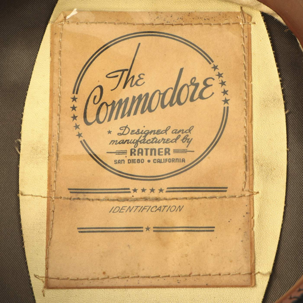 Original U.S. WWII Naval Officer Gray "The Commodore" Combination Viso ...