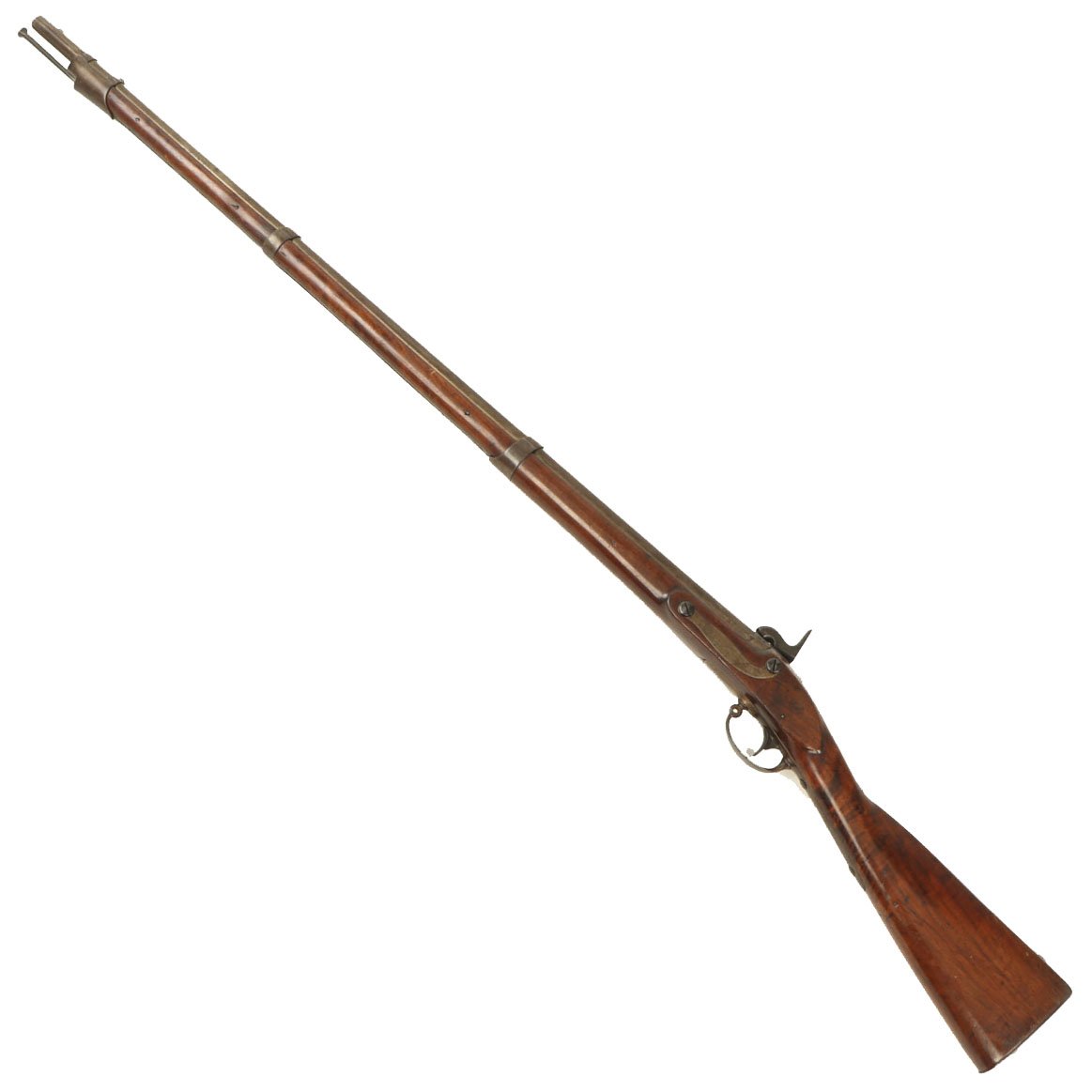 Original U.S. Civil War Springfield Model 1822 Musket Converted to Per ...