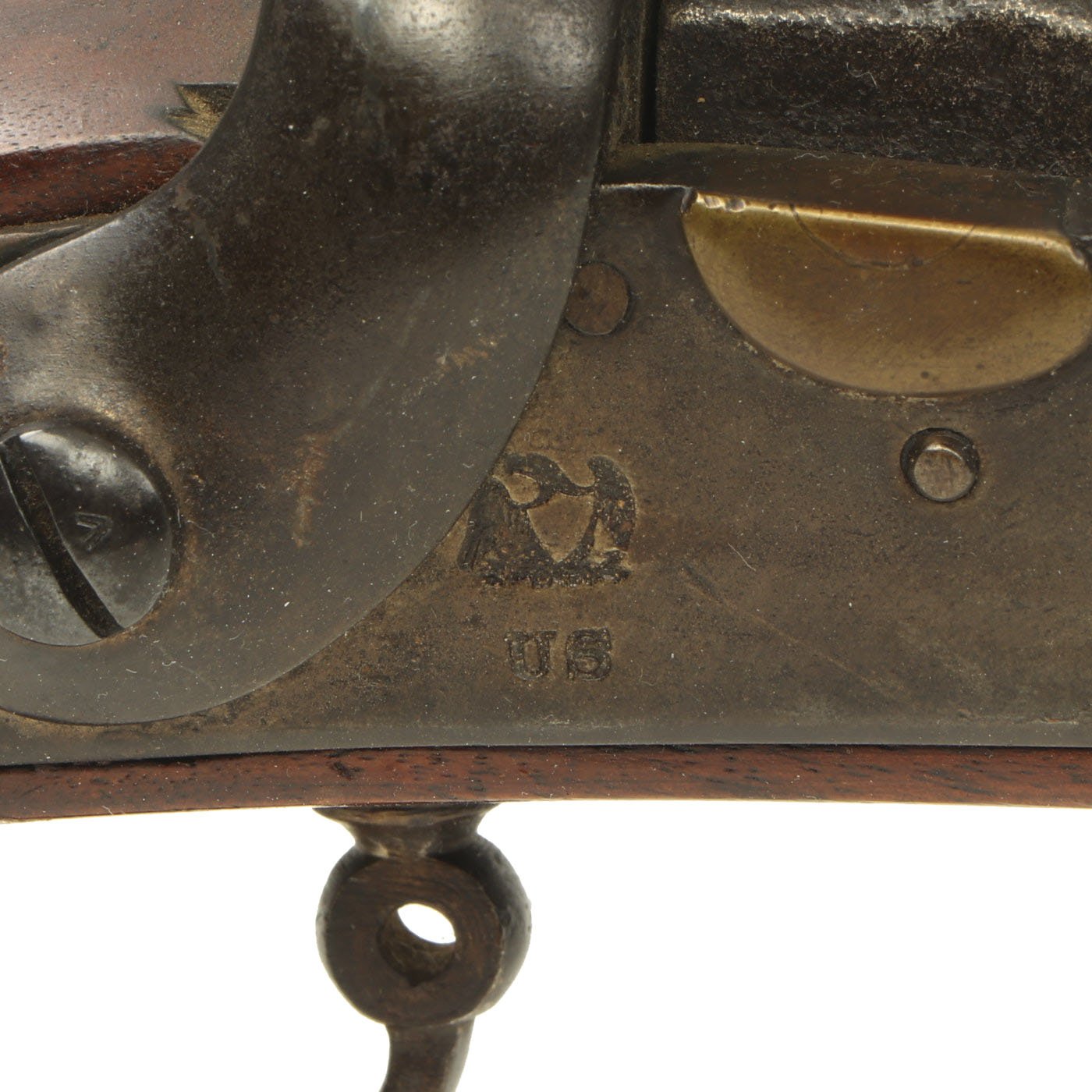 Original U.S. Civil War Springfield Model 1822 Musket Converted to Per ...