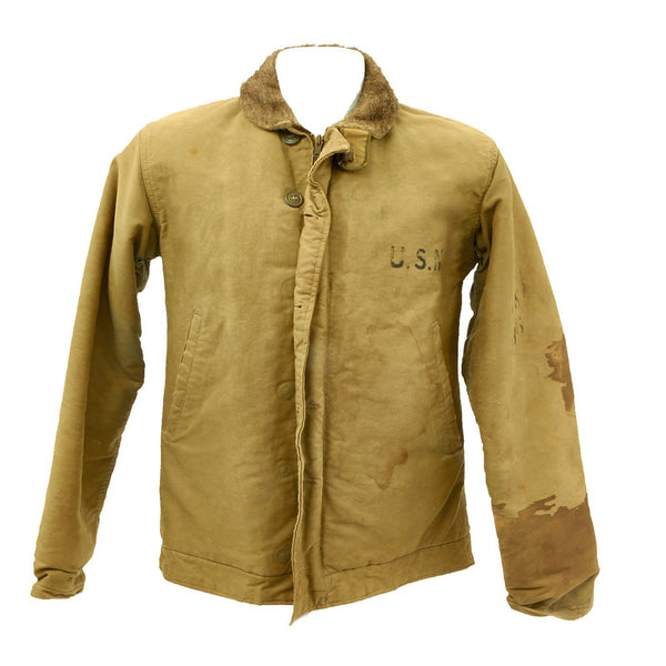 Original U.S. WWII N-1 Navy Deck Jacket – International Military Antiques