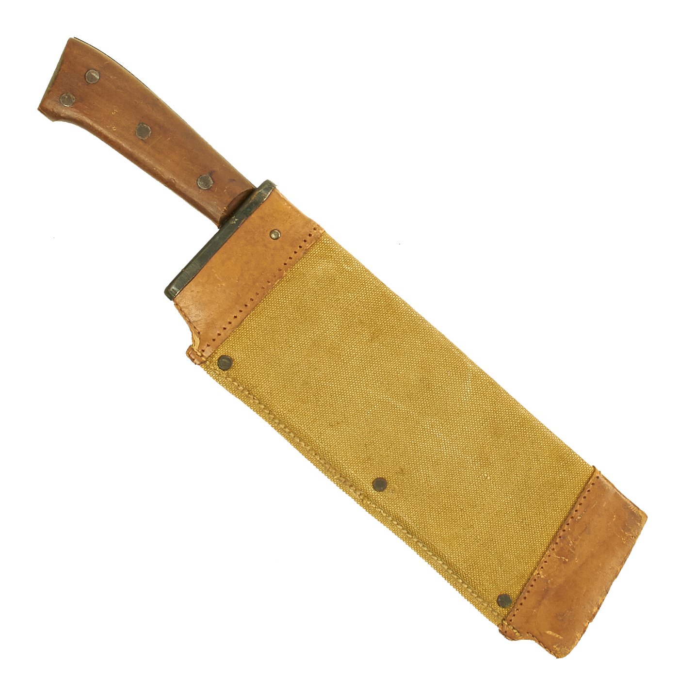 Original U.S. WWI - WWII USMC Square Tip Entrenching Machete by Collin ...