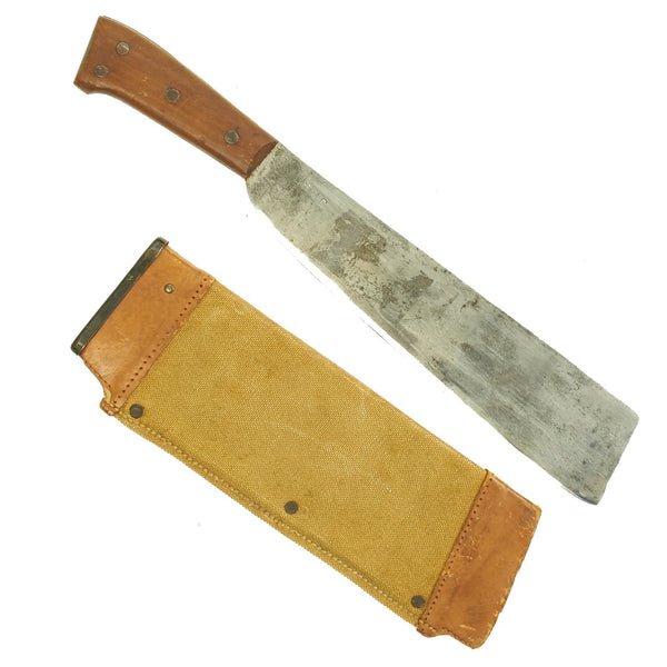 Original U.S. WWI - WWII USMC Square Tip Entrenching Machete by Collin ...