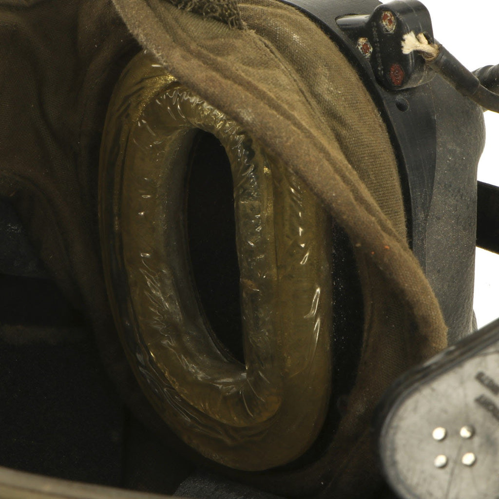 Original U.S. Cold War CVC DH-132A Tanker Helmet by Gentex with Experi ...