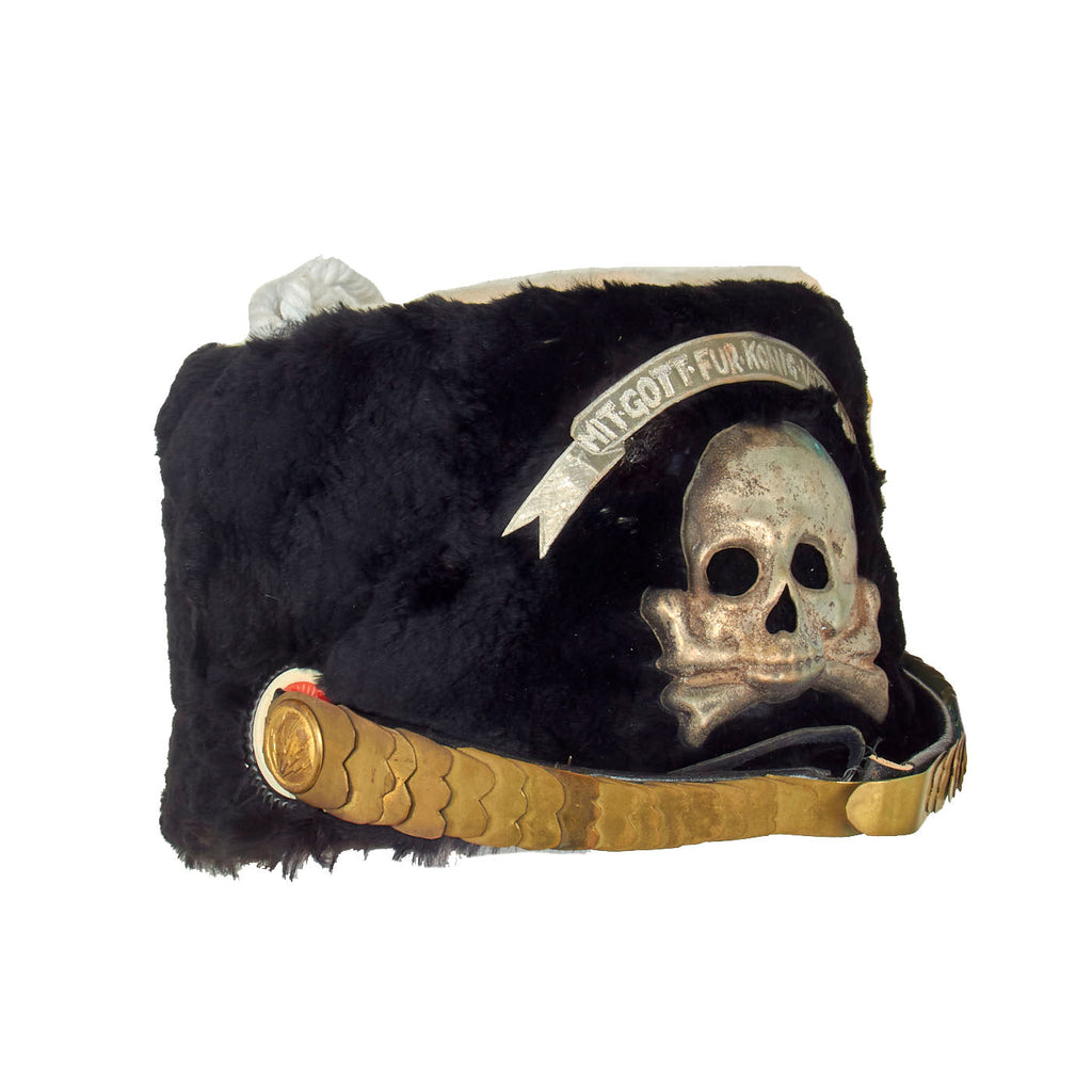 Replica Imperial German WWI Prussian Death's Head 2nd Life Hussars Lig ...