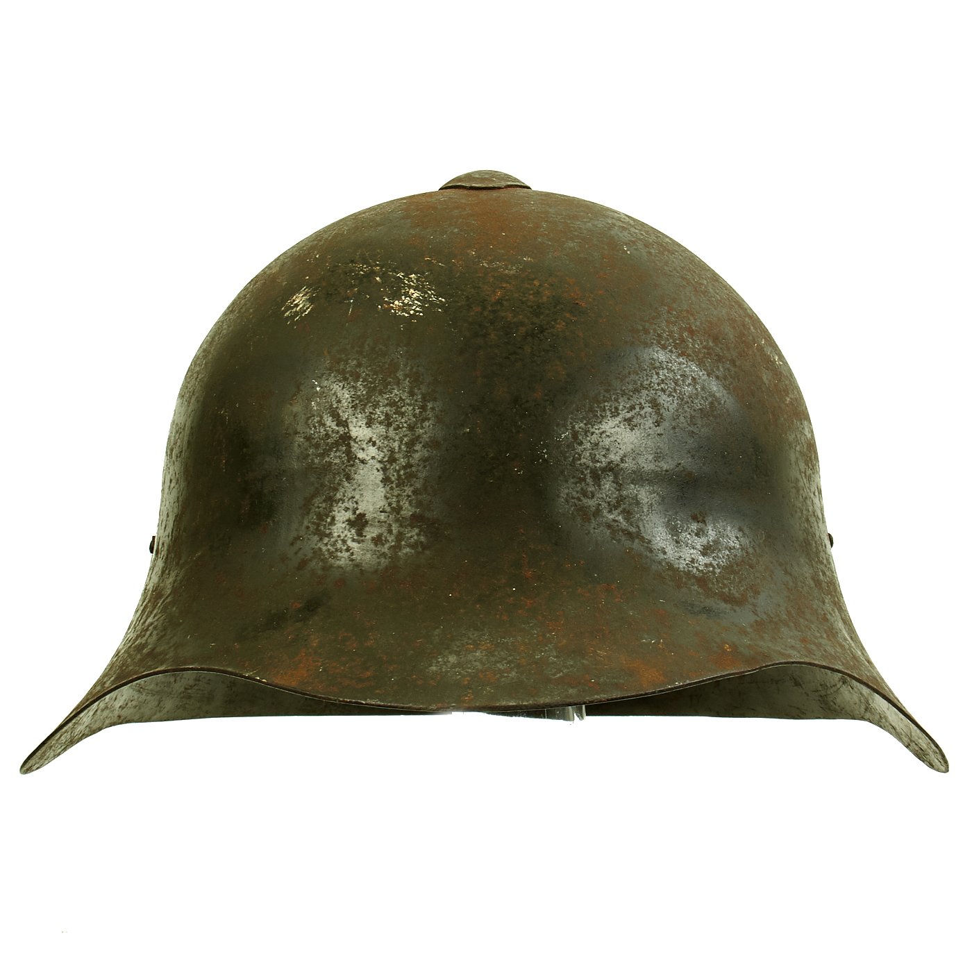 Original WWII Russian M36 Soviet SSh-36 Steel Combat Helmet with Leath ...