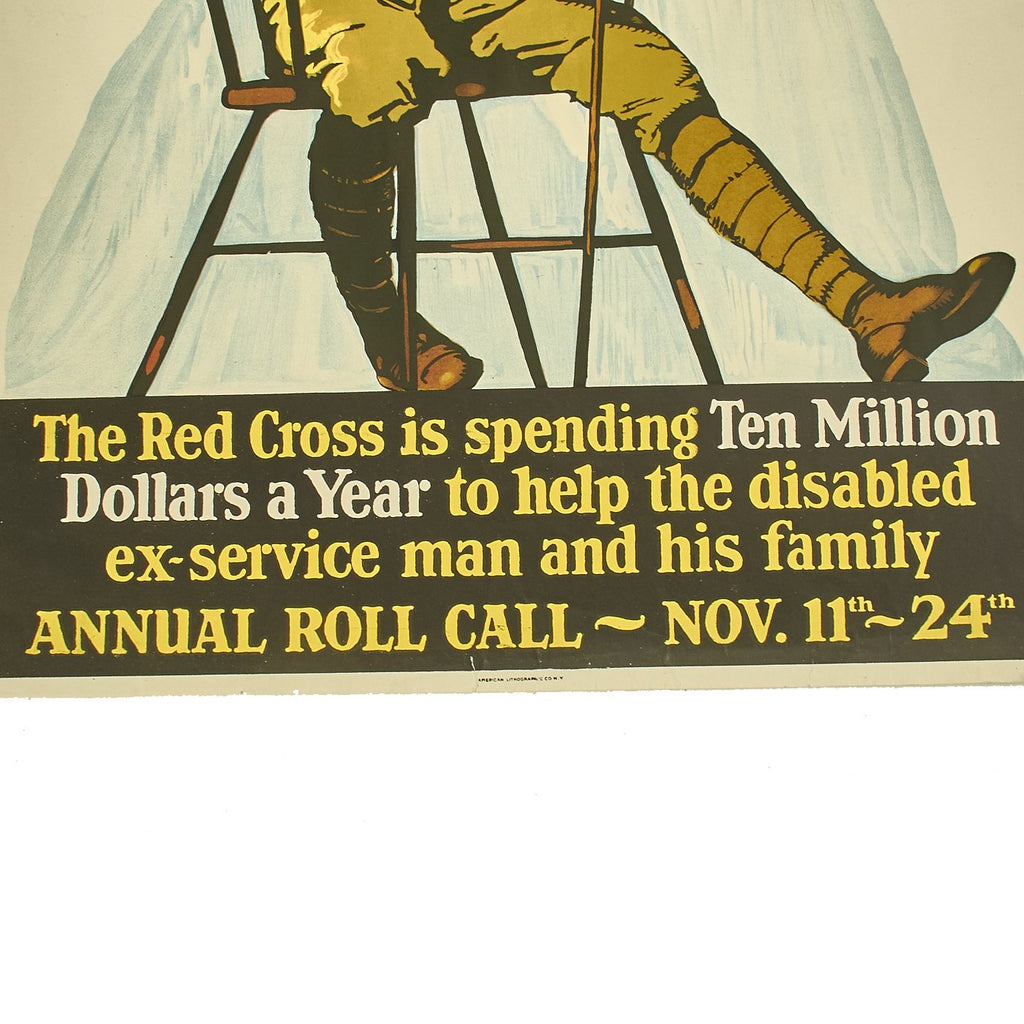 Original U.S. WWI Red Cross Fifth Roll Call Poster – International ...