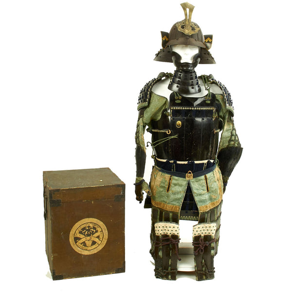 Original Japanese Early 19th Century Edo Period Samurai Armor with Tra ...
