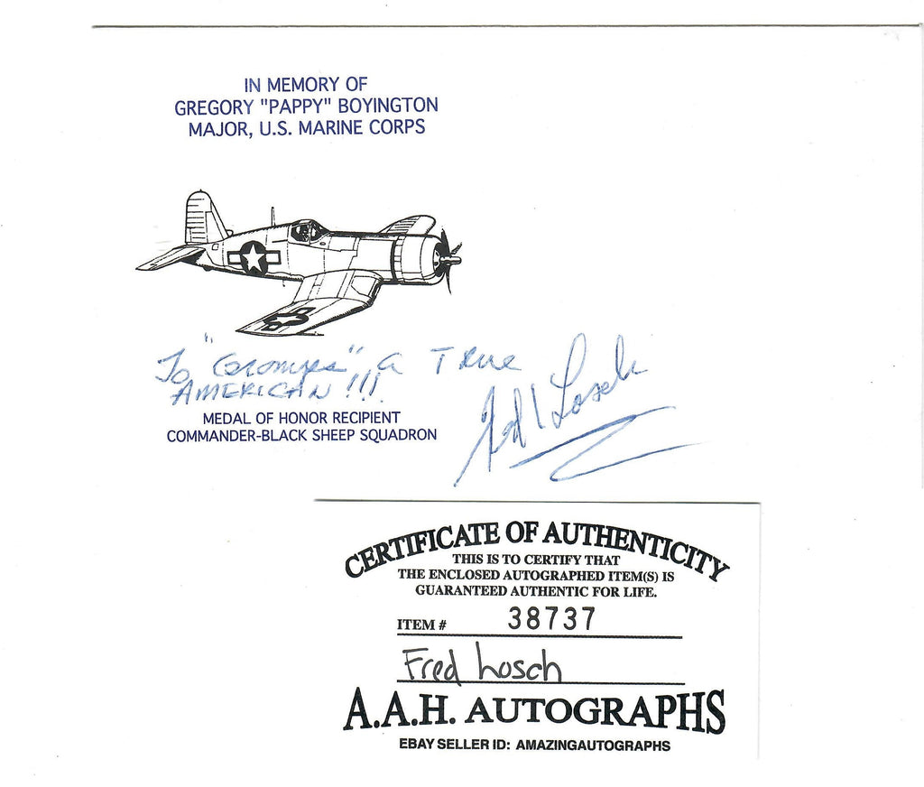 Original U.S. WWII - Vietnam War Large US Marine Corps Autograph Colle ...
