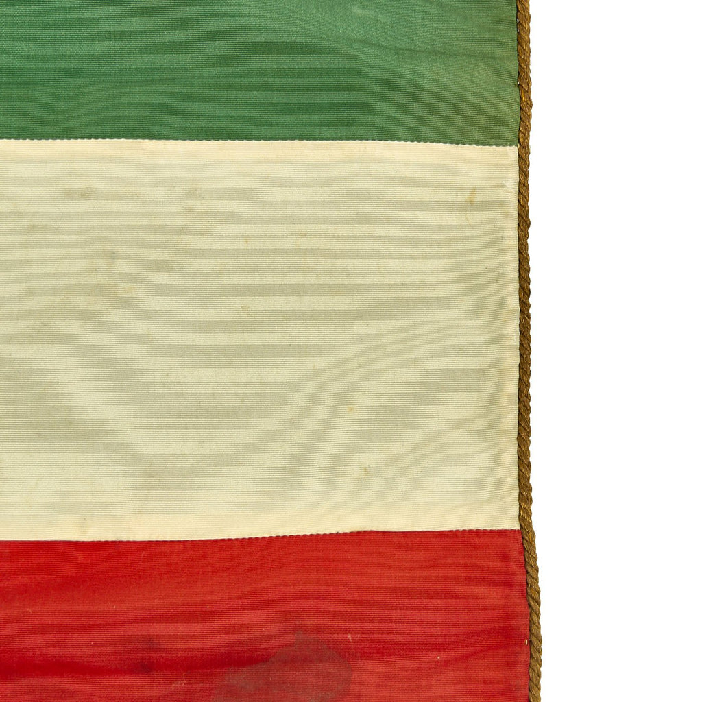 Original Italian WWII Fascist Trumpet Banner with Gold Bullion Embroid ...
