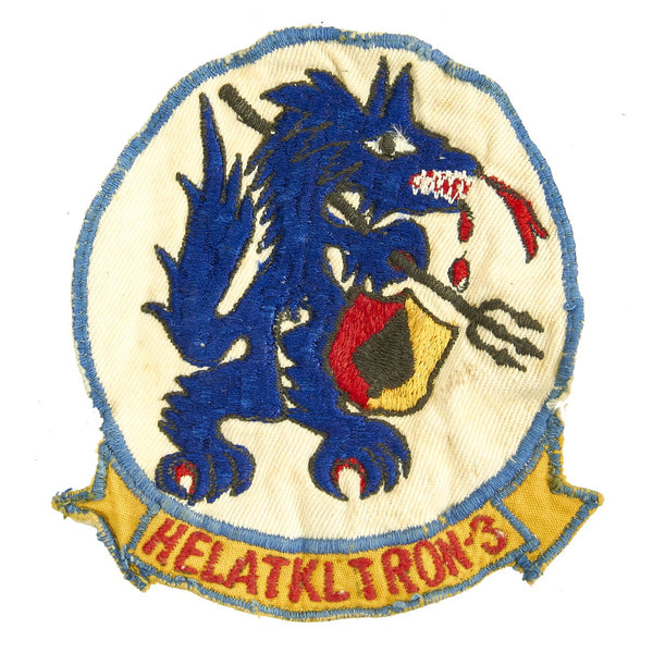 Original U.S. Vietnam War Navy HELATKLTRON-3 HA(L)-3) Seawolves Helico ...