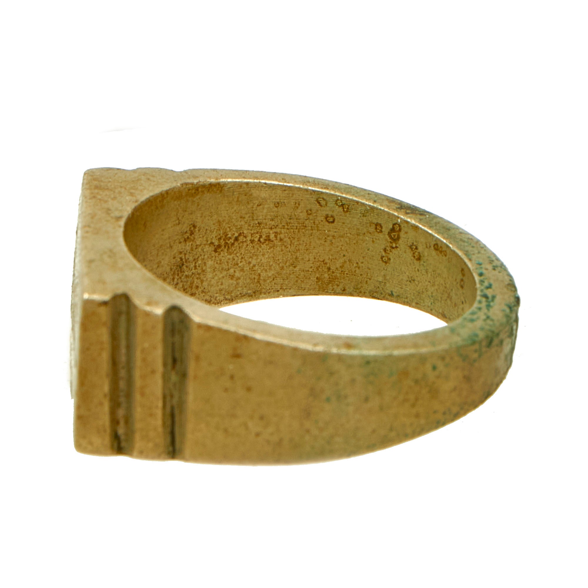 Original U.S. WWII Military Trench Art Ring Lot Featuring 33rd Infantr ...