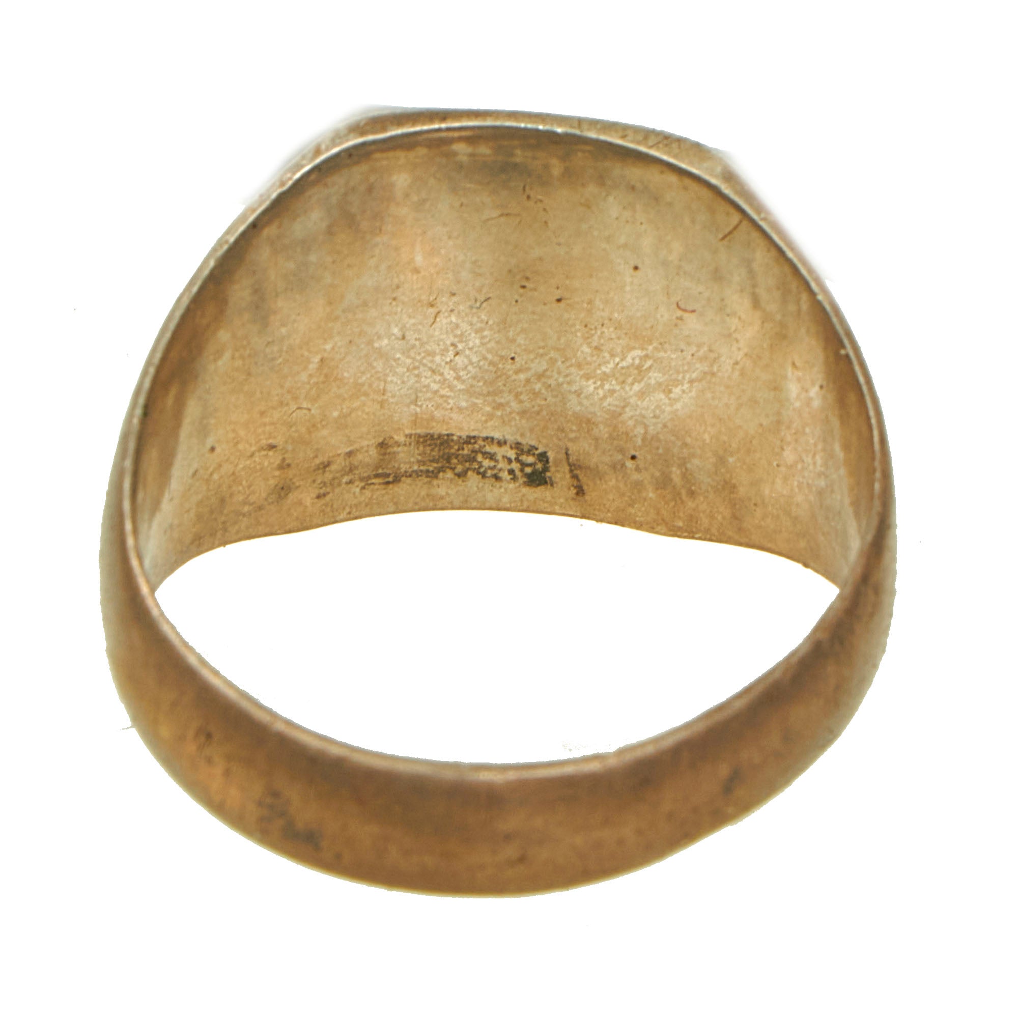 Original U.S. WWII Military Trench Art Ring Lot Featuring 33rd Infantr ...