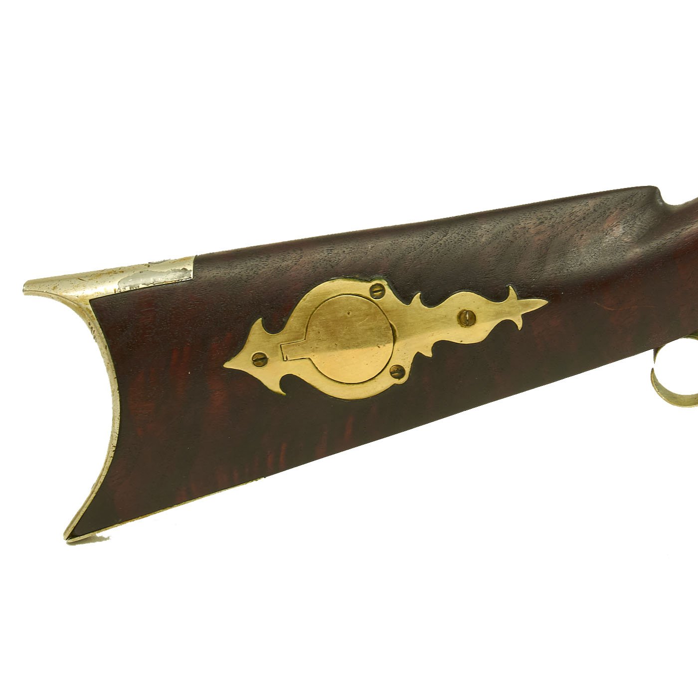 Original U.S. New England Underhammer Percussion Target Rifle with Nam ...