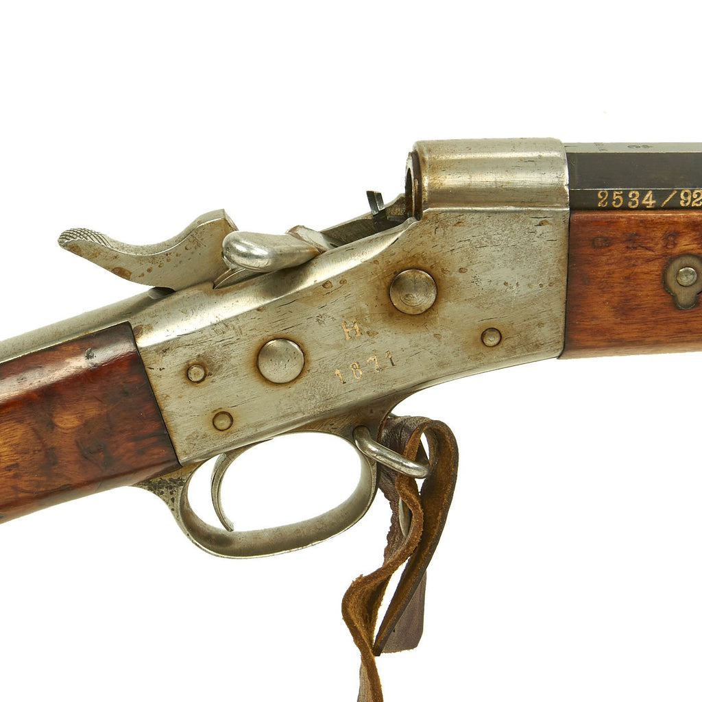 Original Swedish M1867/89 Remington Rolling Block Rifle Serial 14565 w ...