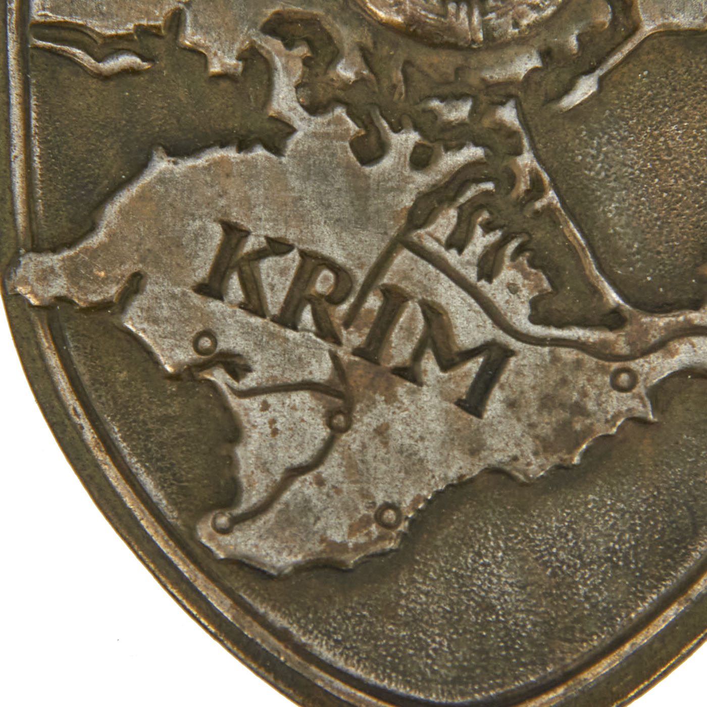 Original German WWII Crimea Krim Shield Decoration - Krimschild ...