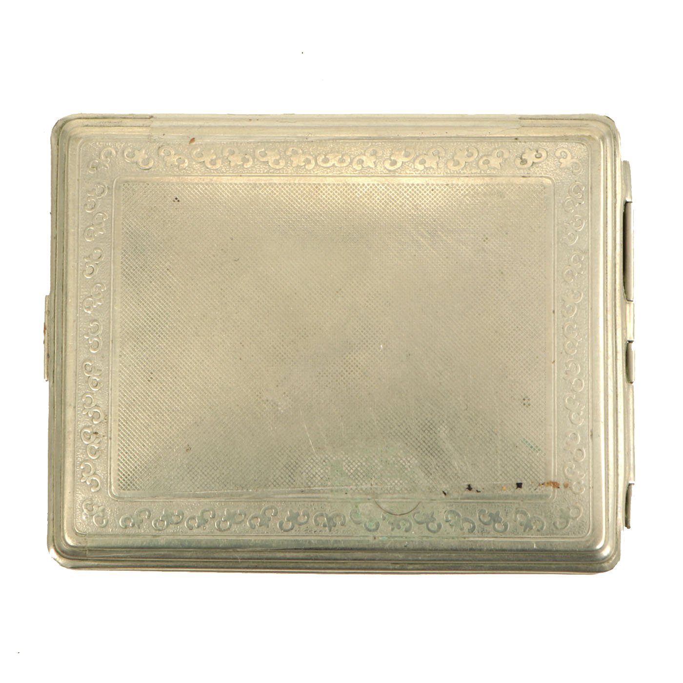 Original German WWII Cigarette Case with 1939 Armed Forces Day Hirschb ...