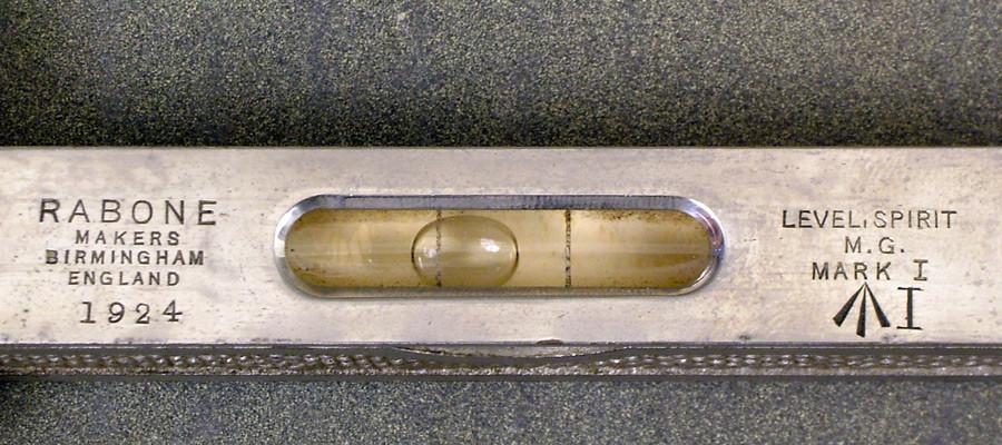 British Vickers MMG Level, Spirit, M.G. Mark 1: Rabone – International ...