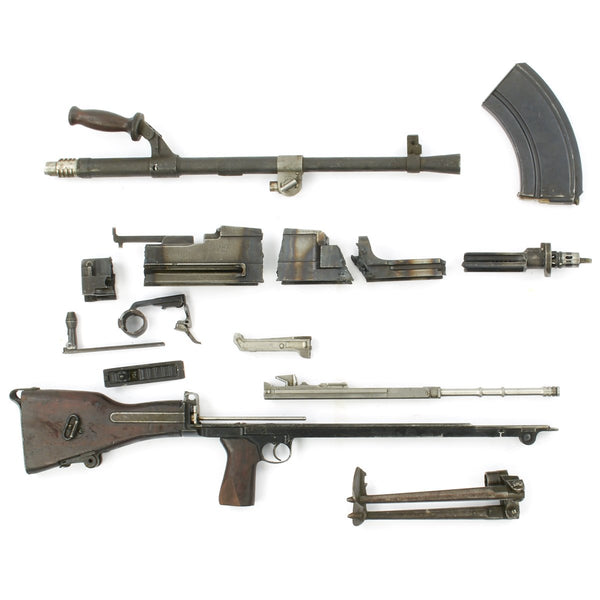 Original British WWII Bren .303cal MkI MkII Parts Set with Demilled Re ...