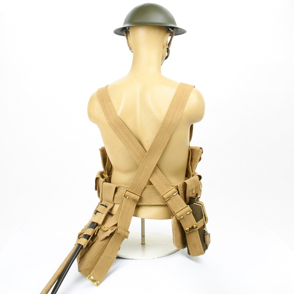 British WWI Pattern 1908 Complete Webbing Equipment Set – International ...