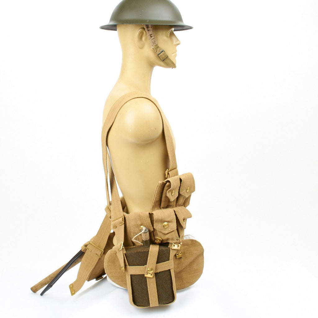 British WWI Pattern 1908 Complete Webbing Equipment Set – International ...