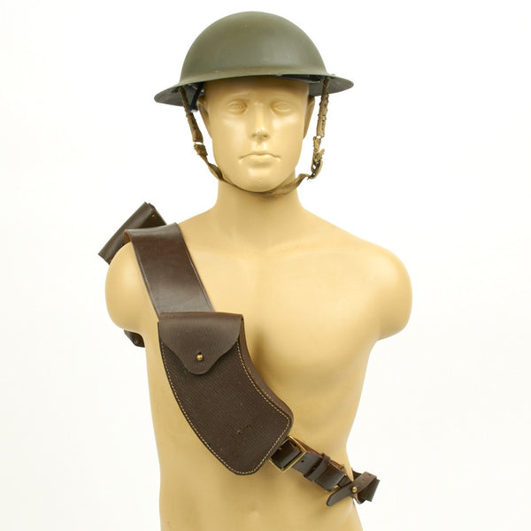 British WWII Bren Gun Leather Bandolier – International Military Antiques