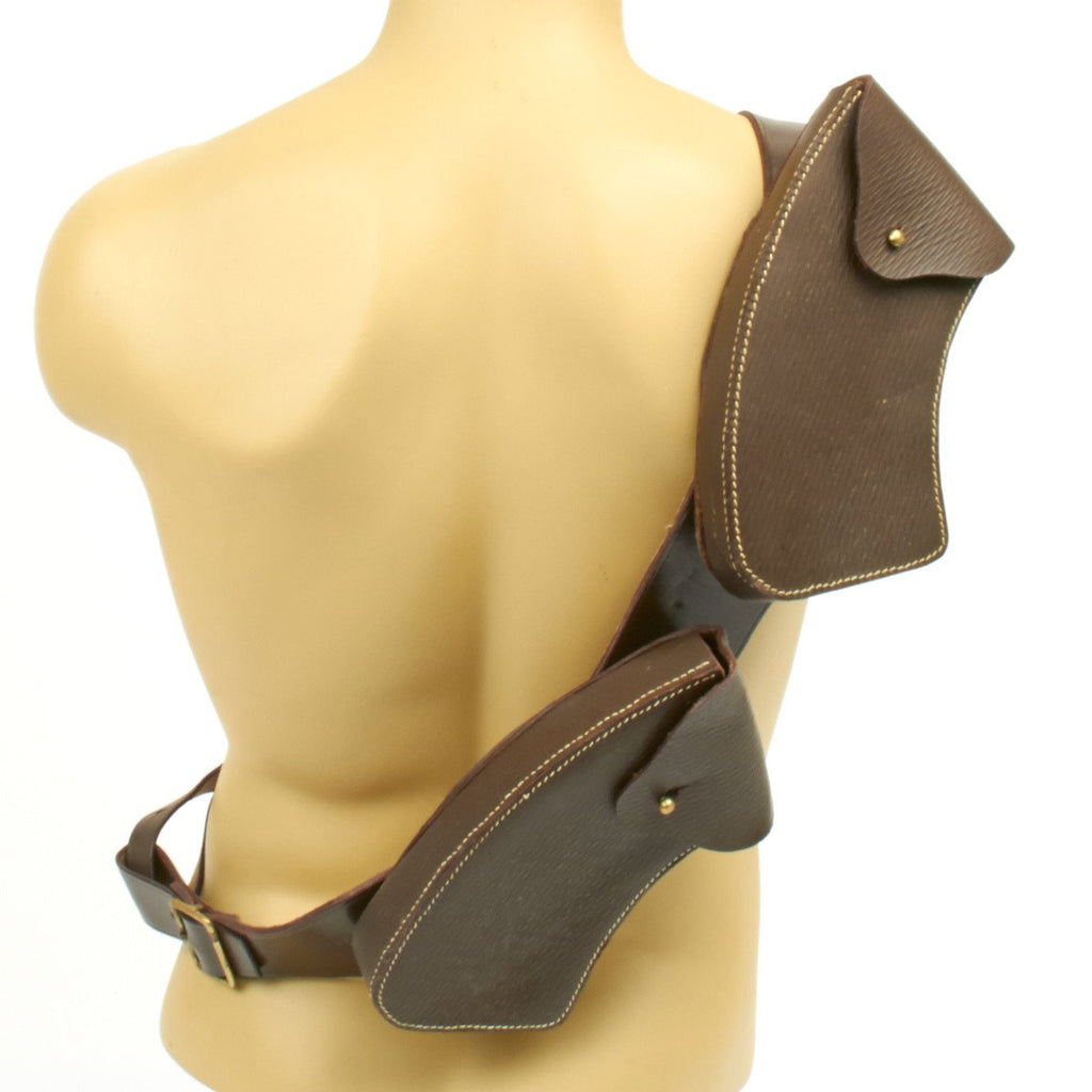 British WWII Bren Gun Leather Bandolier – International Military Antiques