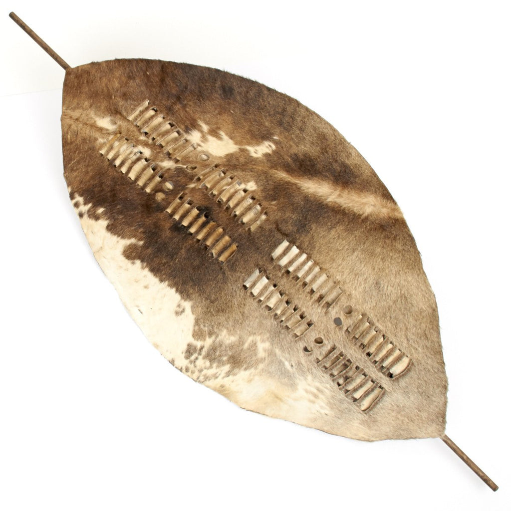 Zulu War Isihlangu Cow Hide Battle Shield – International Military Antiques