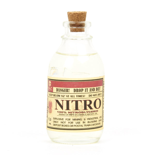 U.S. WWII Nitroglycerin Glass Bottle with Cork- Dated 1939 ...