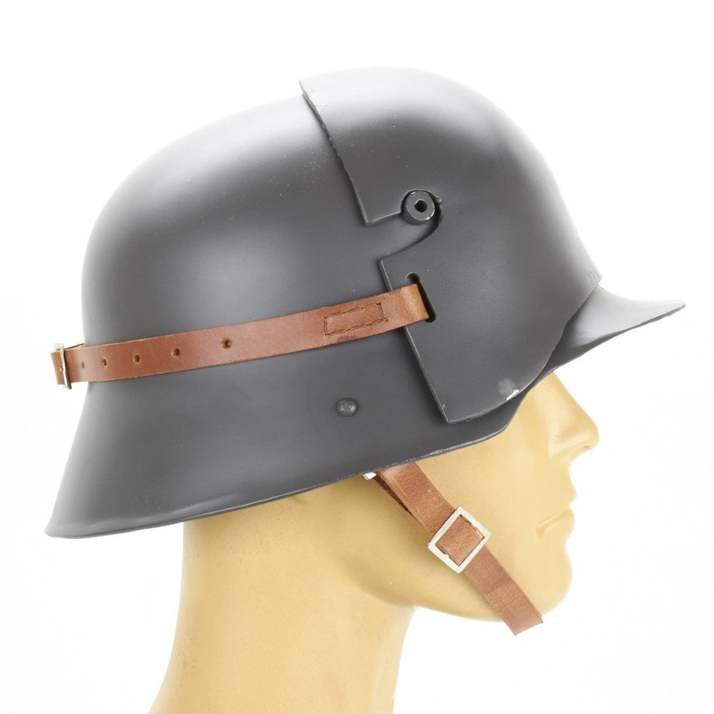 German WWI M16 Stahlhelm Steel Combat Helmet with Stirnpanzer Steel Sn ...